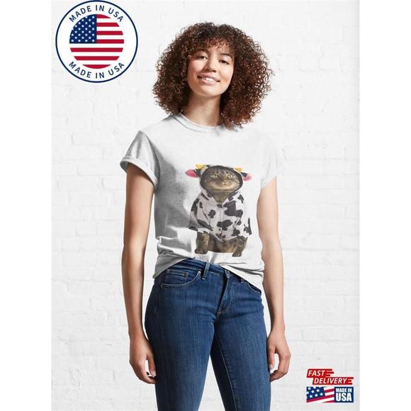 Shirts | Funny Cat Cow Memes Classic Tshirt | Poshmark